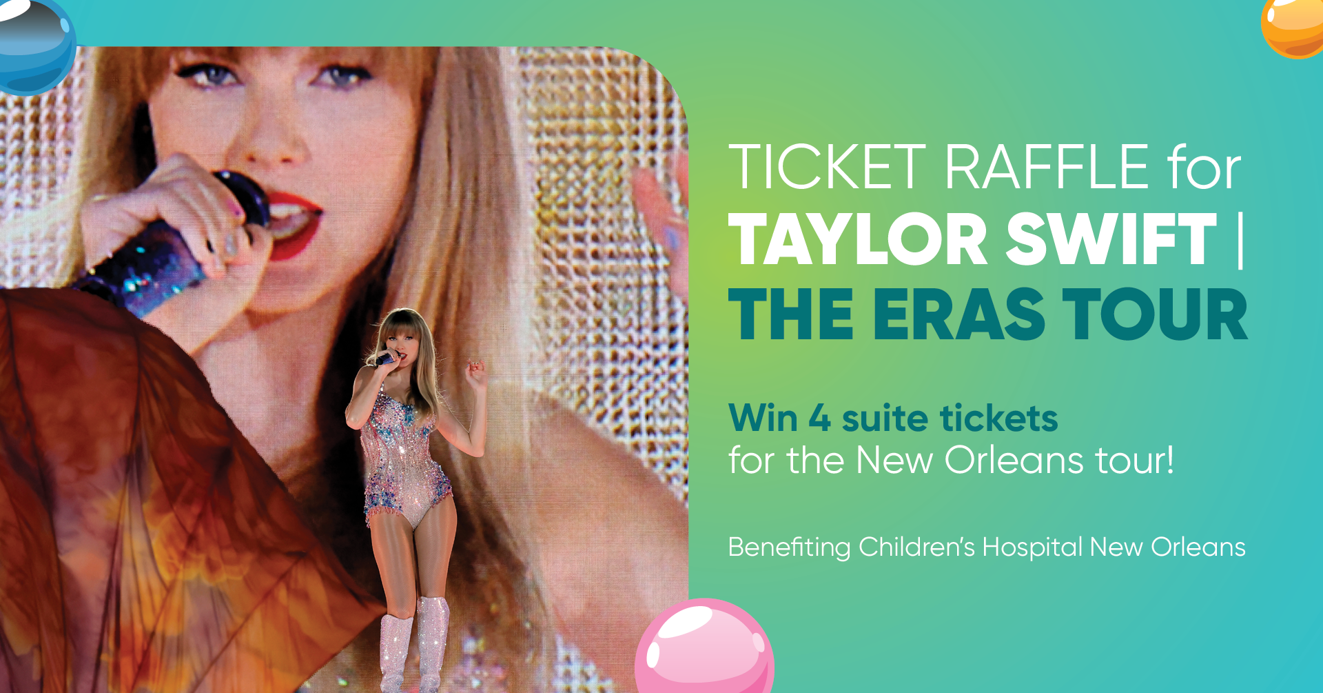 Children’s Hospital New Orleans announces ticket raffle for TAYLOR ...